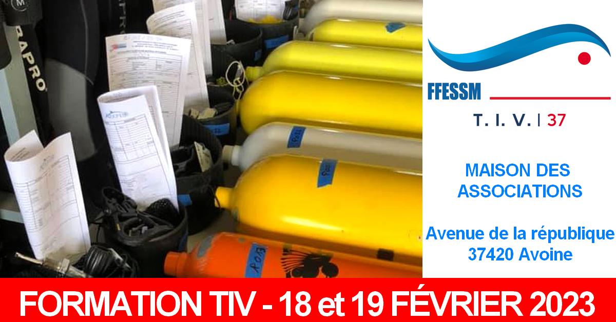 Stage de formation T.I.V. des 18 et 19 février 2023 - CODEP37 FFESSM
